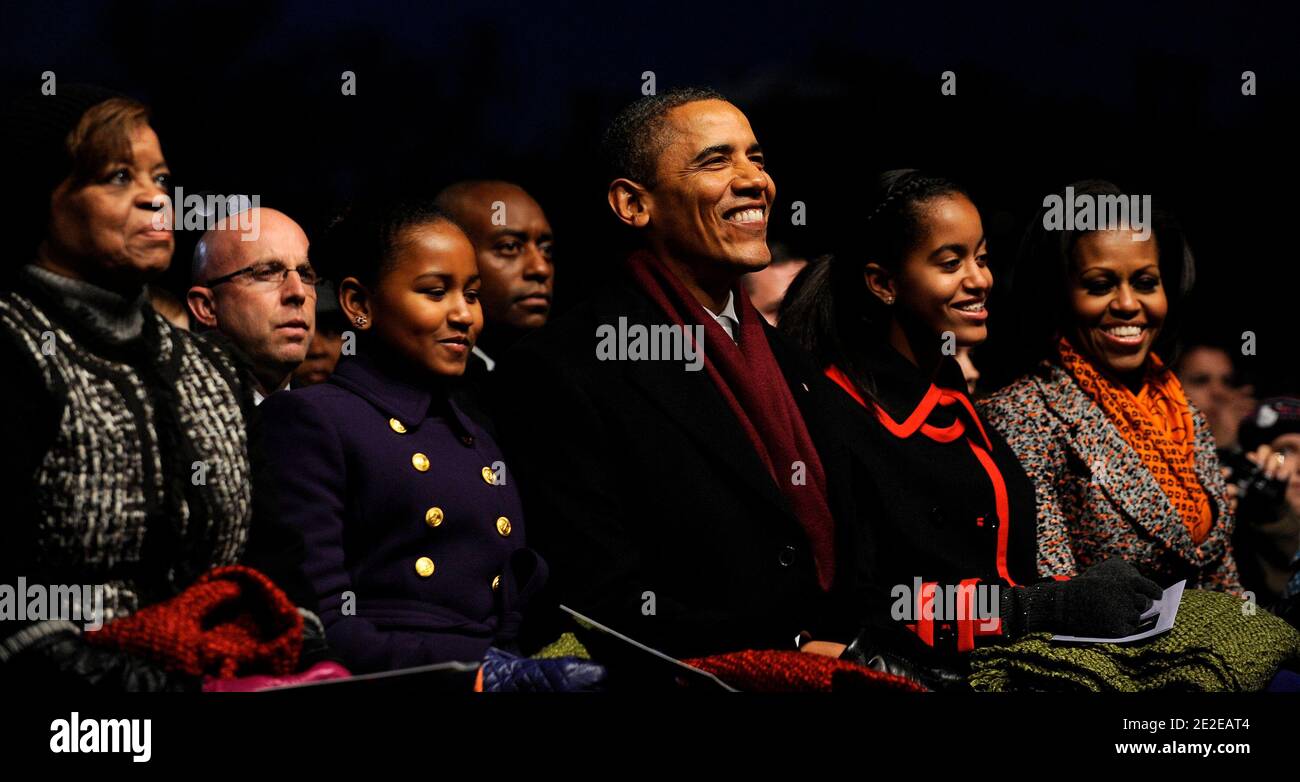 U.S. President Barack Obama and the First Family participate in the ...