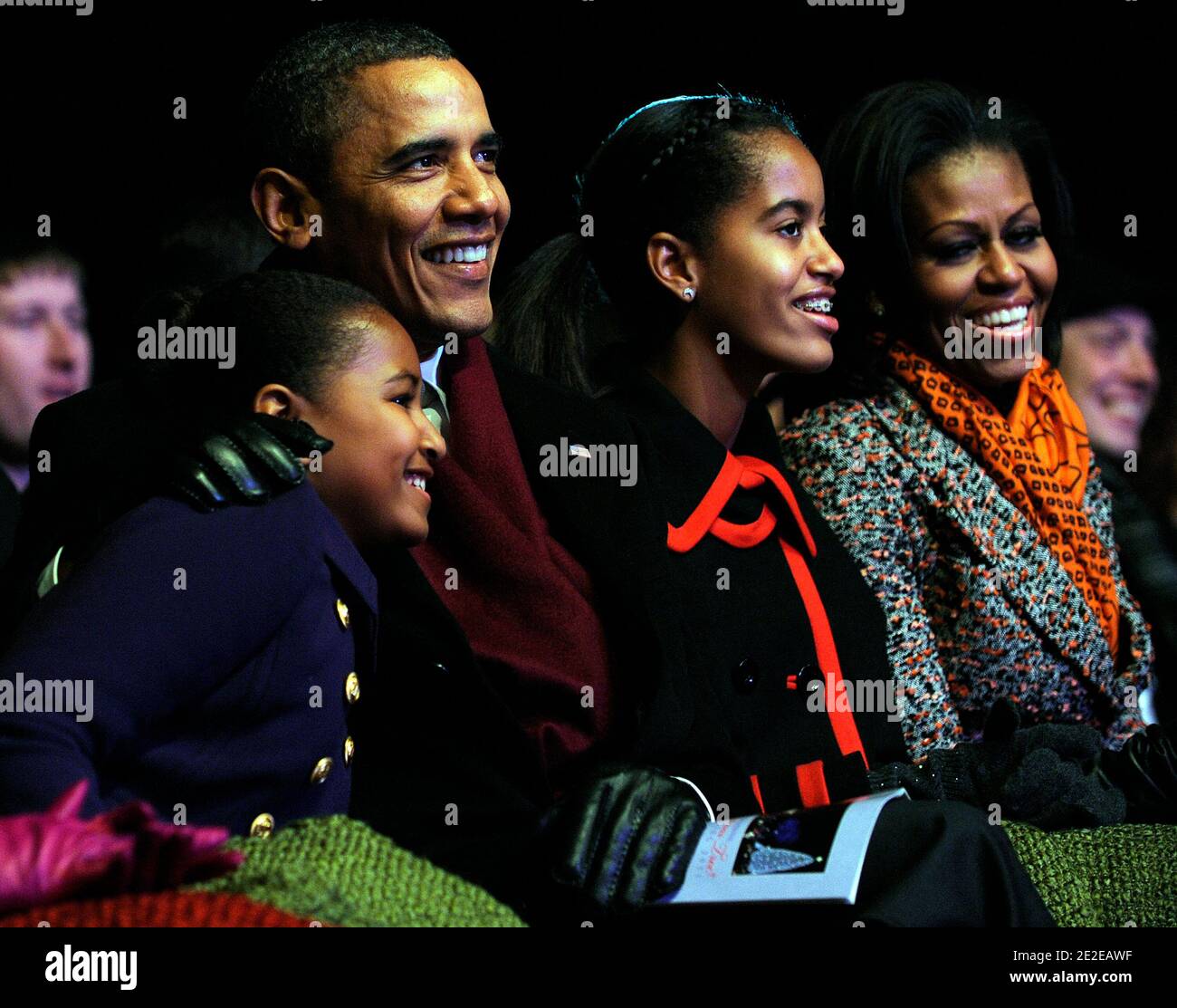 U.S. President Barack Obama and the First Family participate in the ...