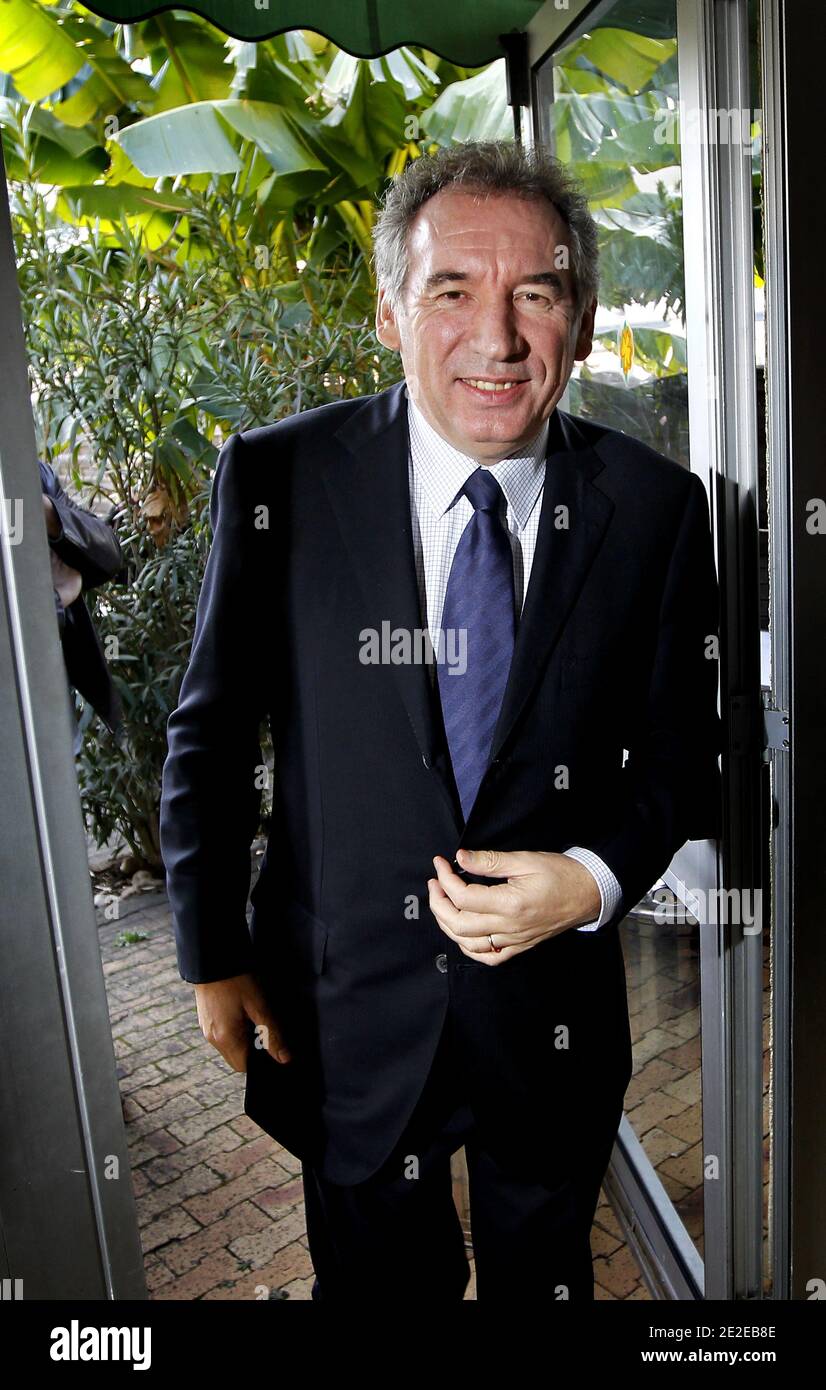 Francois Bayrou, Modem's candidate for presidential election 2012 ...