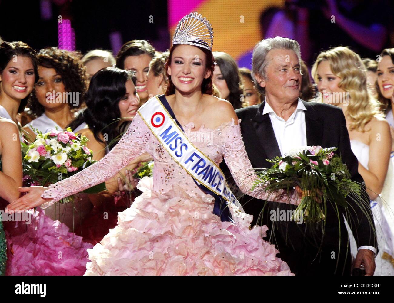Delphine wespiser miss france 2012 hi-res stock photography and images ...