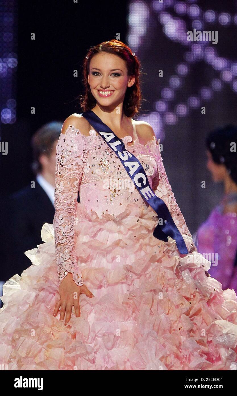 Miss Alsace Delphine Wespiser during the 65th edition of the beauty ...