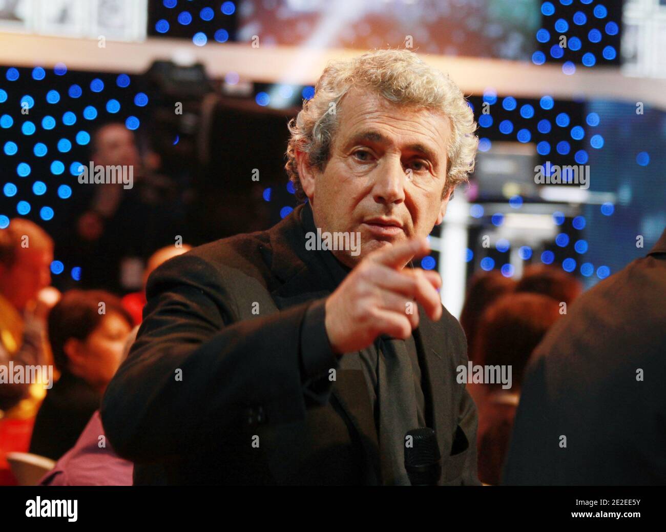 Michel Boujenah taking part in the 25th Telethon TV event in Paris ...