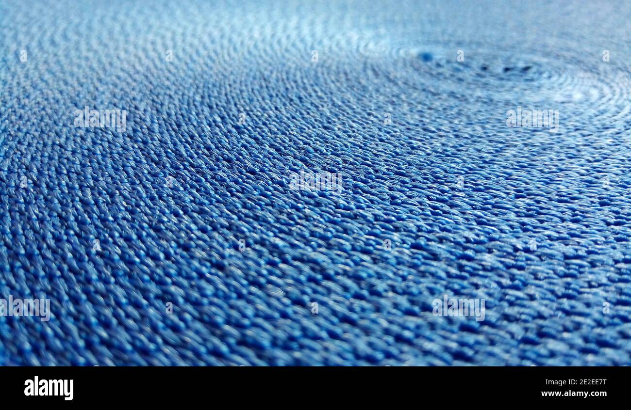 Blue abstract circular pattern of blue sling Stock Photo - Alamy