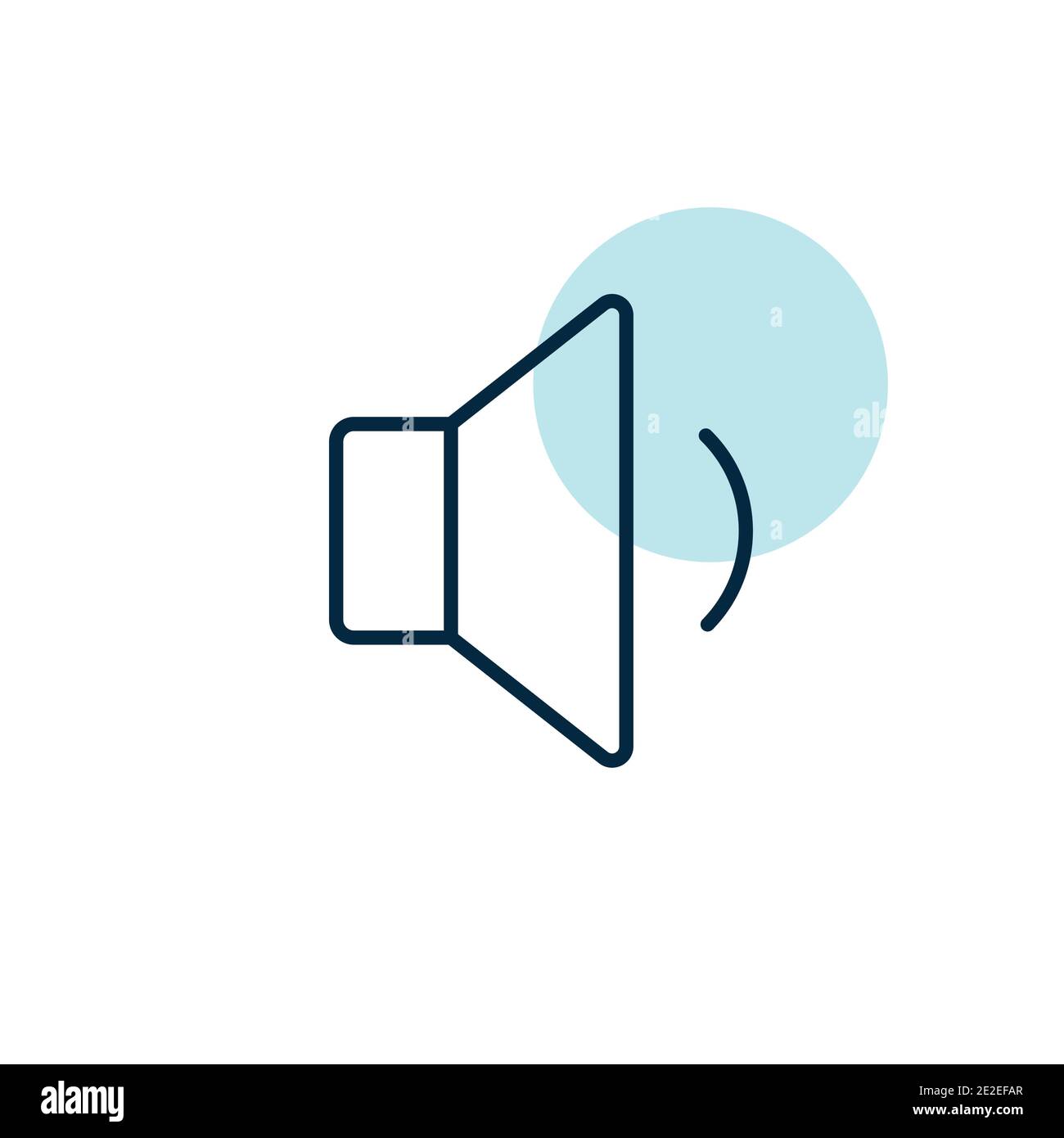 Minimum volume sound music vector flat icon. Graph symbol for music and ...