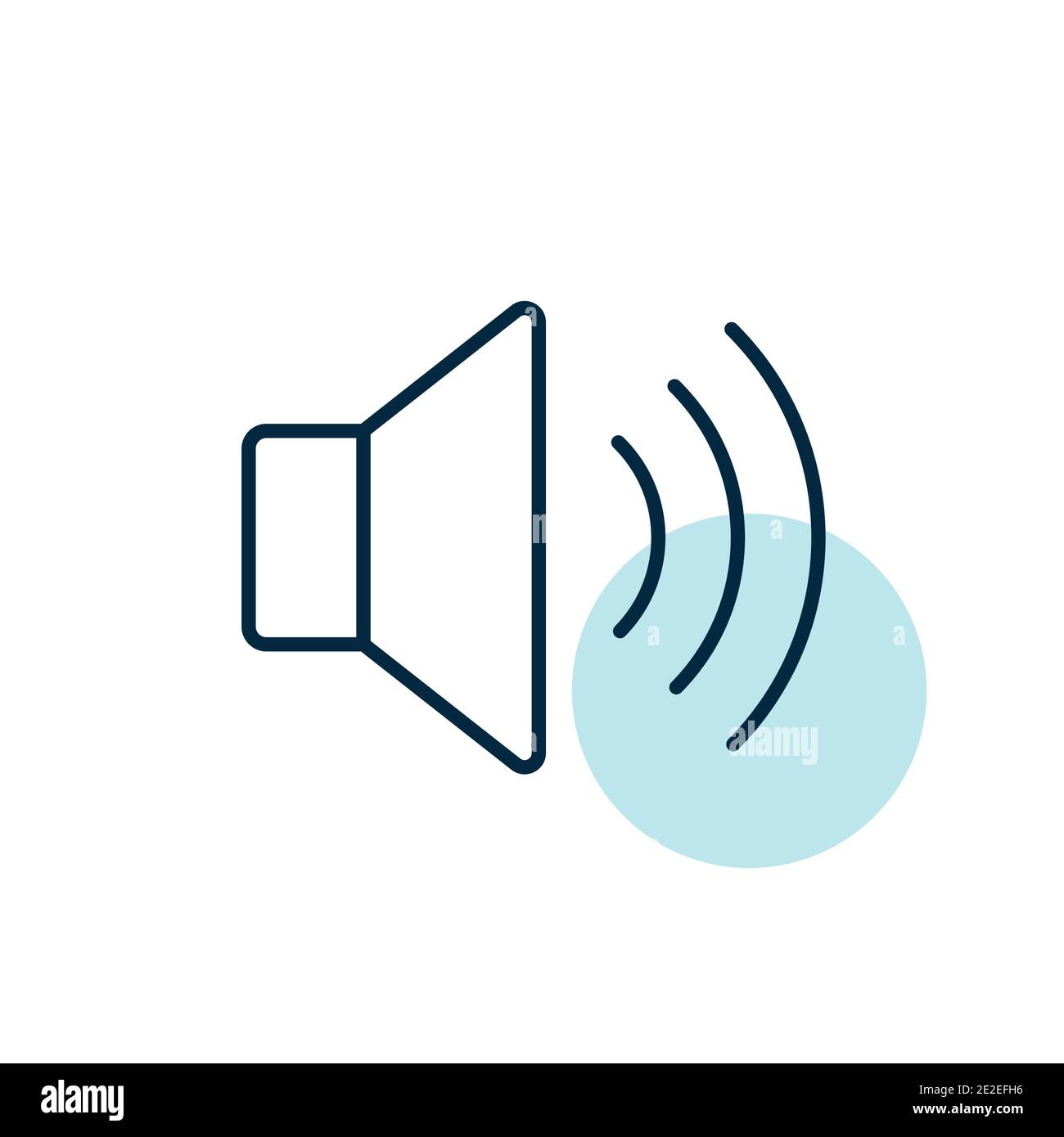 Max volume high vector flat icon. Graph symbol for music and sound web ...