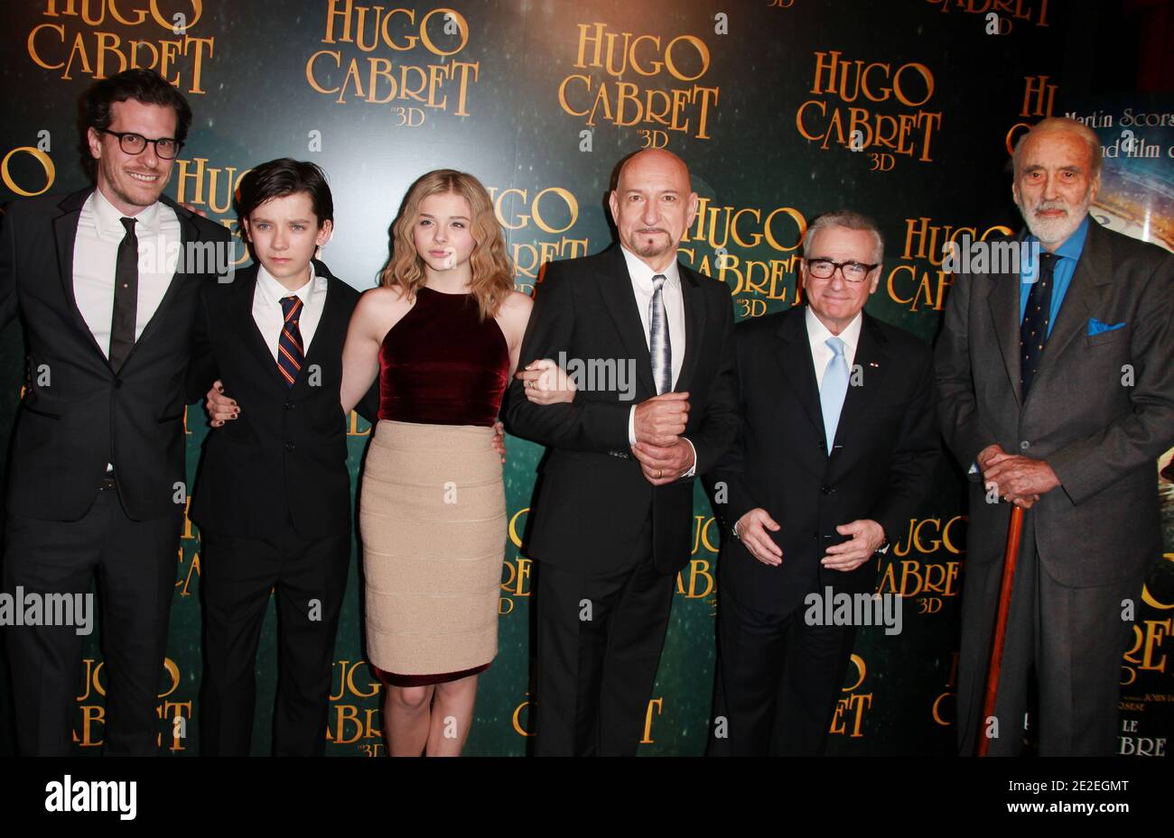 Asa Butterfield, Martin Scorsese, Chloe Grace Moretz, Sir Ben Kingsley ...