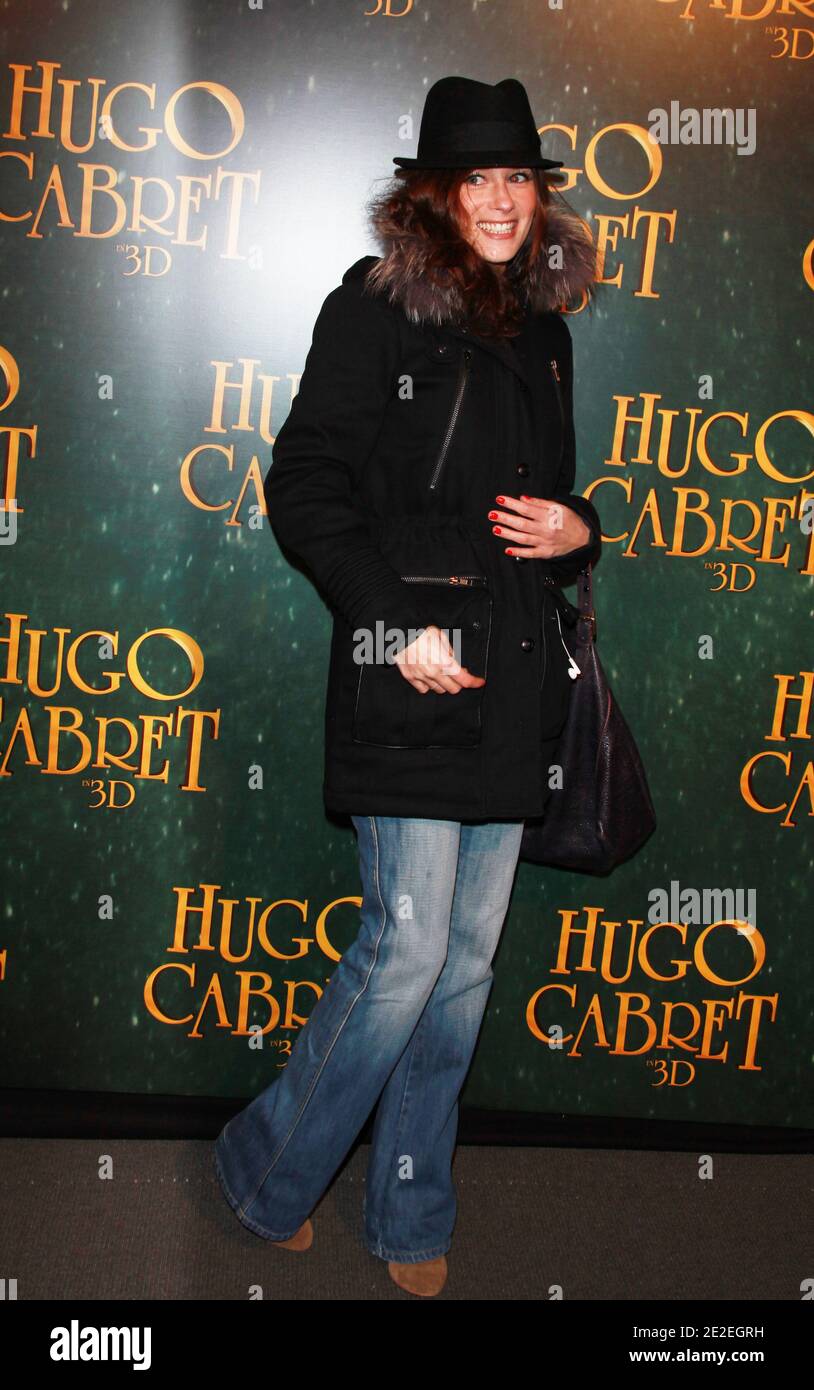 Melanie Bernier attending the French premiere of 'Hugo Cabret' held at ...