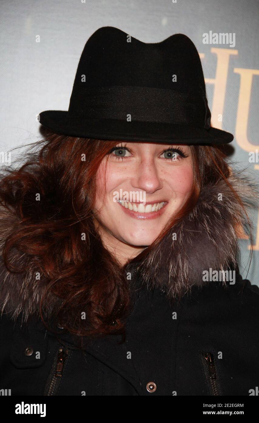 Melanie Bernier attending the French premiere of 'Hugo Cabret' held at ...