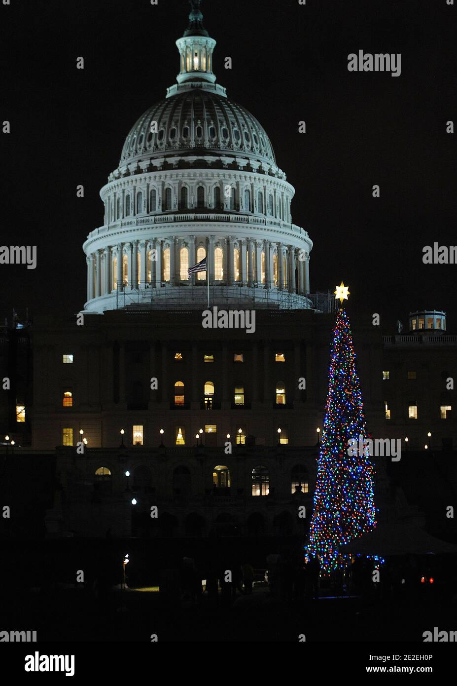Capitol christmas tree lighting hi-res stock photography and images - Alamy