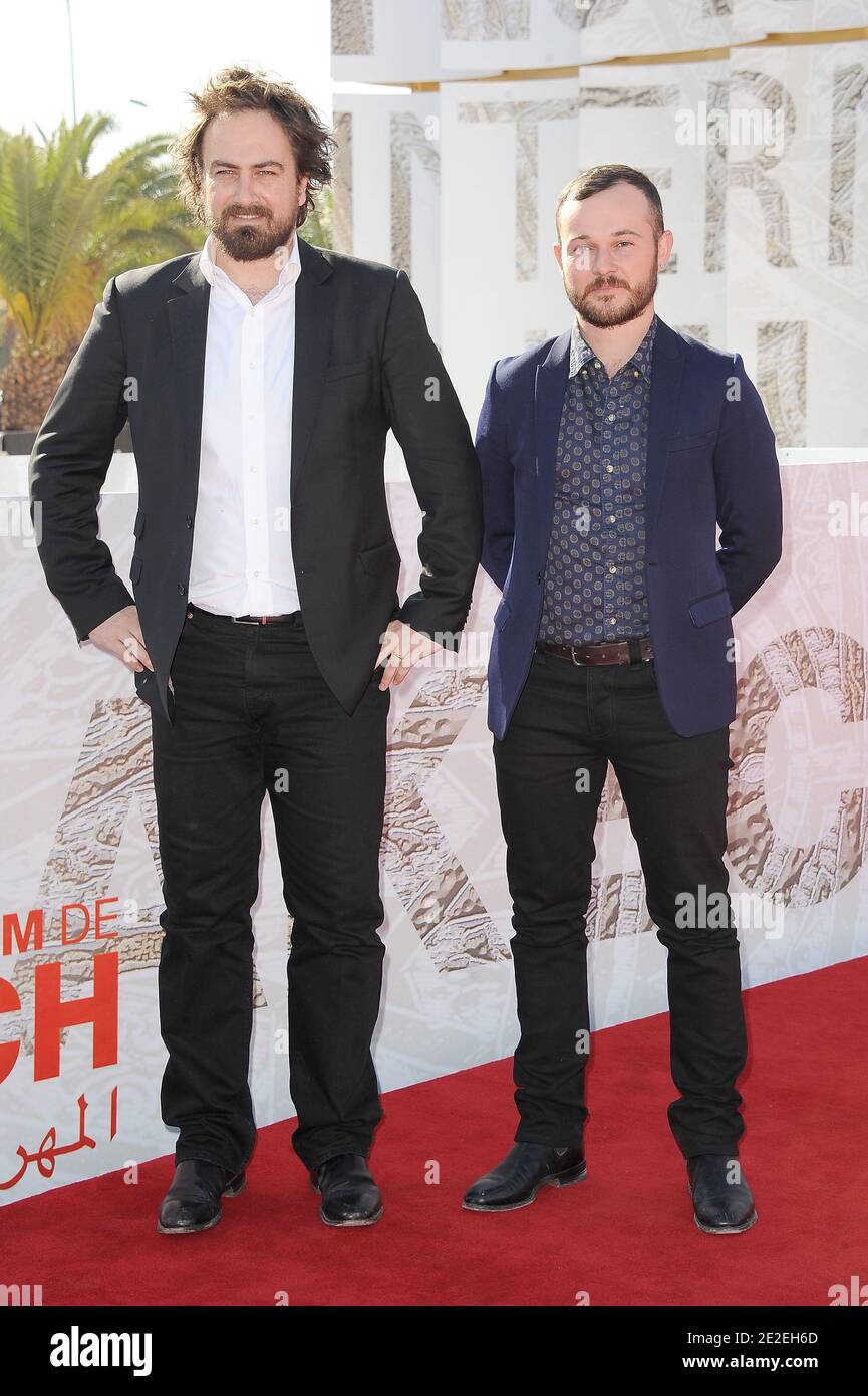 Justin Kurzel and Daniel Henshall pose at a photocall for 'Snowtown' as ...