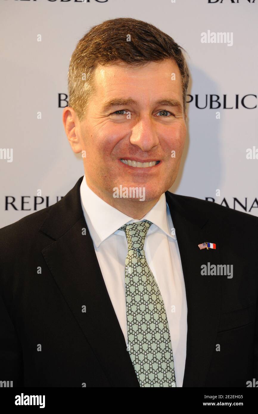 US Ambassador to France Charles Rivkin attending the Banana Republic ...