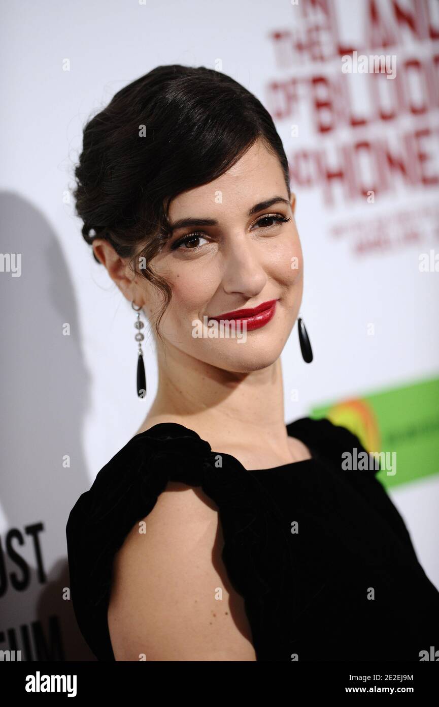 Zana Marjanovic arrives at the premiere of 'In the Land of Blood and ...