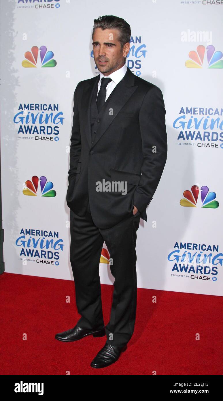 Colin Farrell, American Giving Awards at the Dorothy Chandler Pavilion ...
