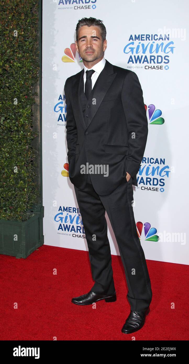 Colin Farrell, American Giving Awards at the Dorothy Chandler Pavilion ...