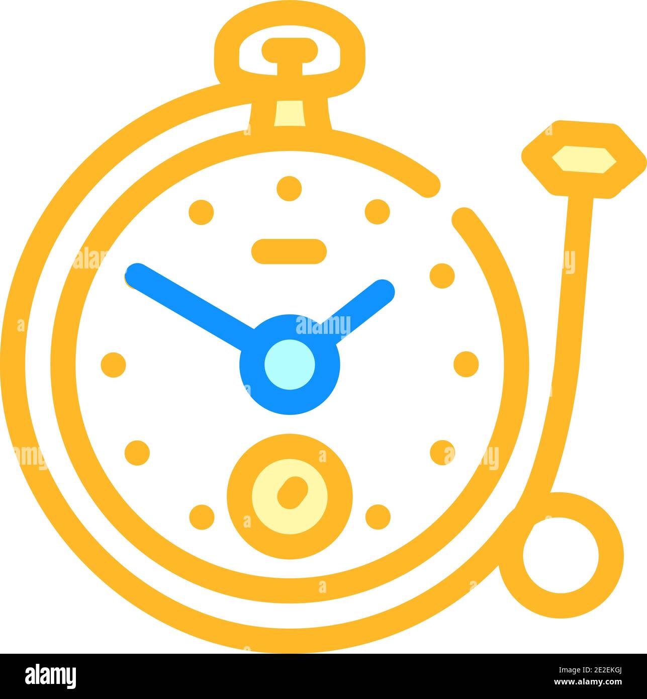 clock with ring color icon vector illustration Stock Vector Image & Art ...