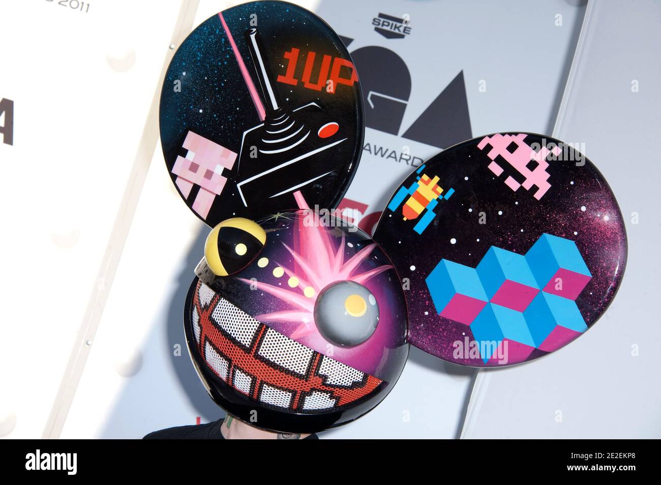 Joel Thomas Zimmerman aka Deadmau5 arrives at Spike TV's '2011 Video ...