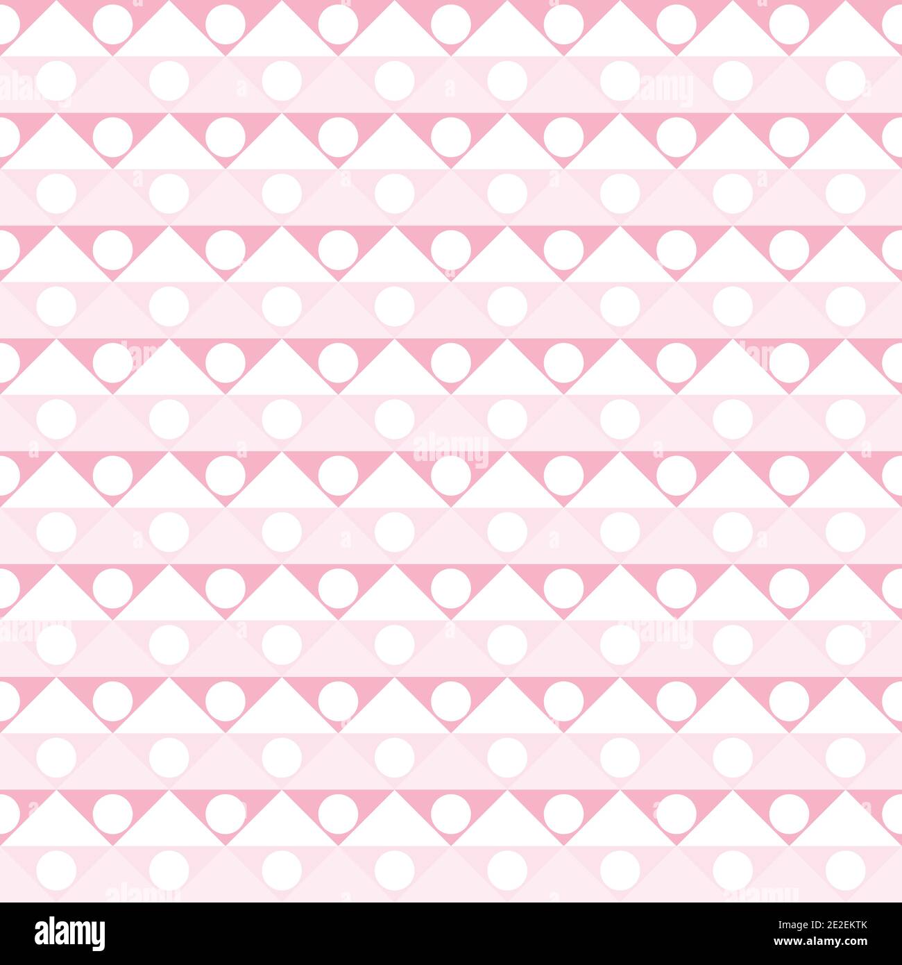 Abstract geometric pattern pink and white. A seamless vector background ...
