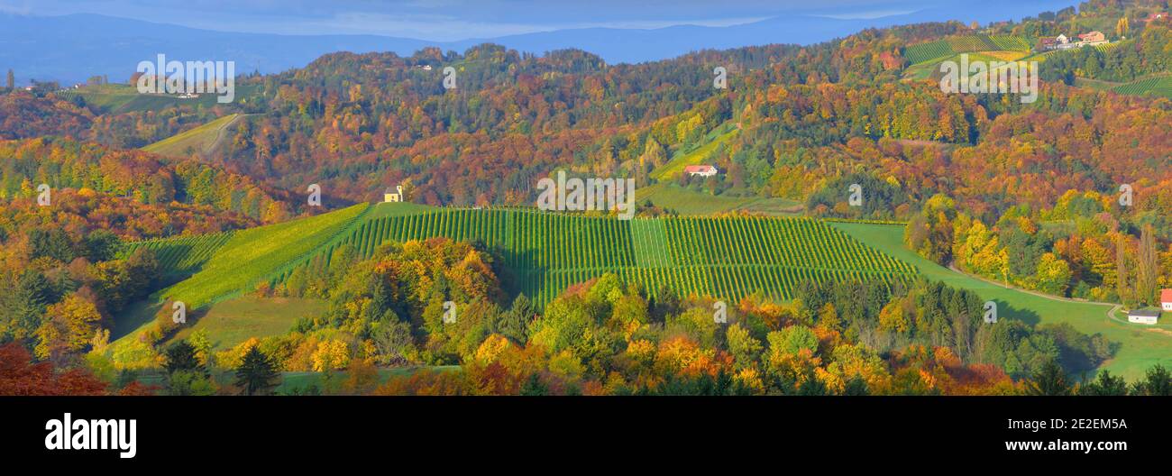 Charming little church in South Styria (Austrian Tuscany), a famous ...