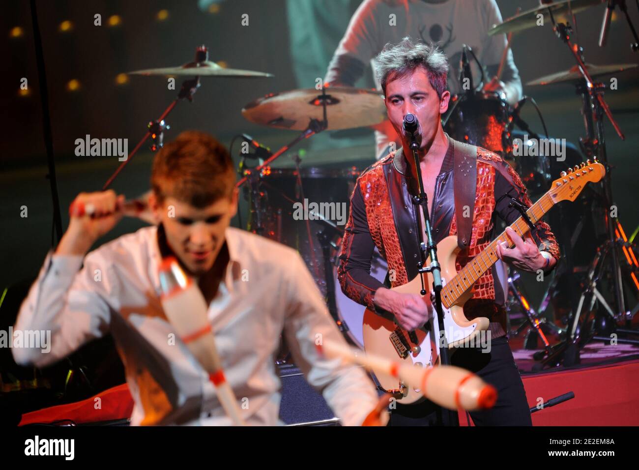 Sons of Nusku performing live at "Rock en cirque" in Phenix circus in ...