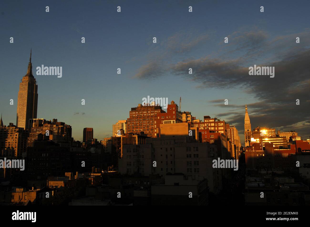 View of New York from Chelsea. Vue de New York, Chelsea, 2000.Photo by ...