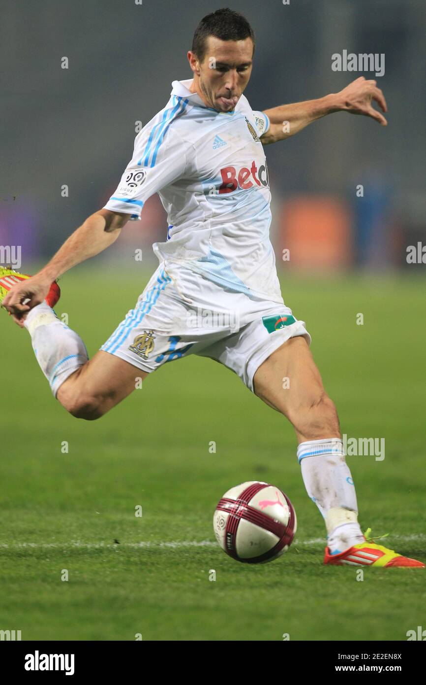 Morgan Amalfitano of Marseille in action during the French First League ...