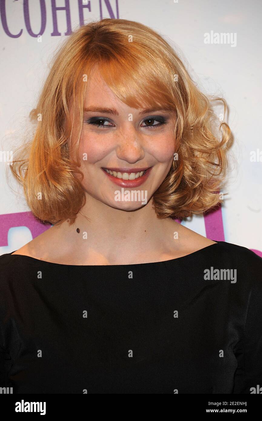 Deborah Francois attending the premiere of ' Les Tribulations D'Une ...