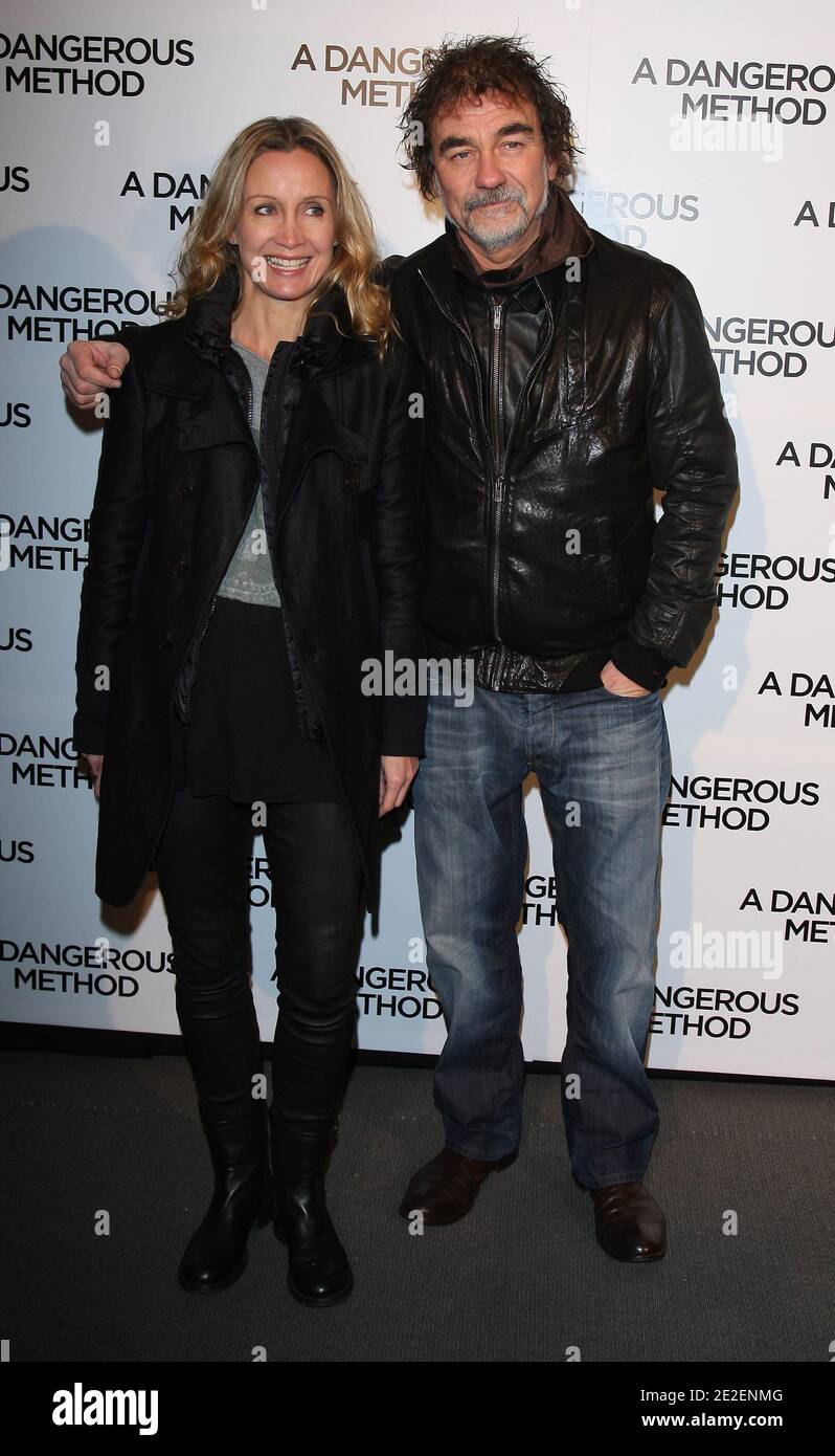 Olivier Marchal and wife Catherine arriving for the France premiere of ...
