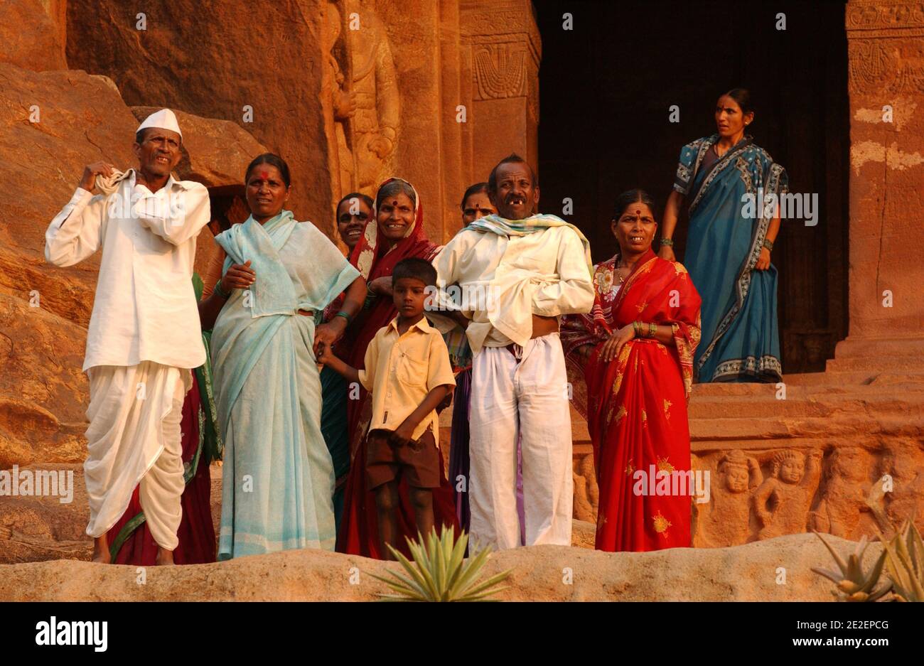 Group of indians, Badami.Badami, the ancient Vatapi, it was the royal ...