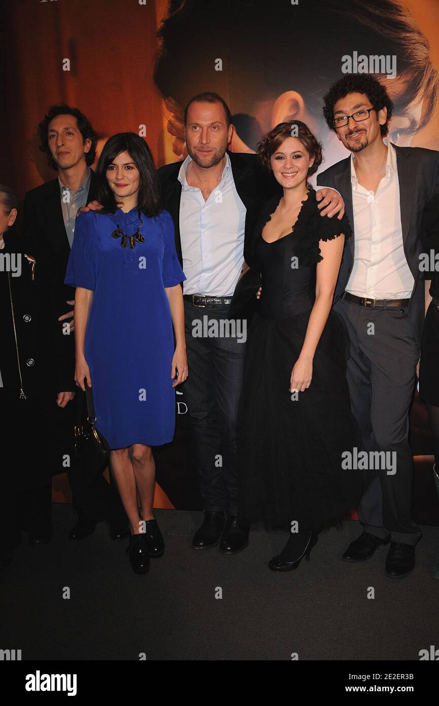 Cast members, Stephane Foenkinos, Audrey Tautou, Francois Damiens ...