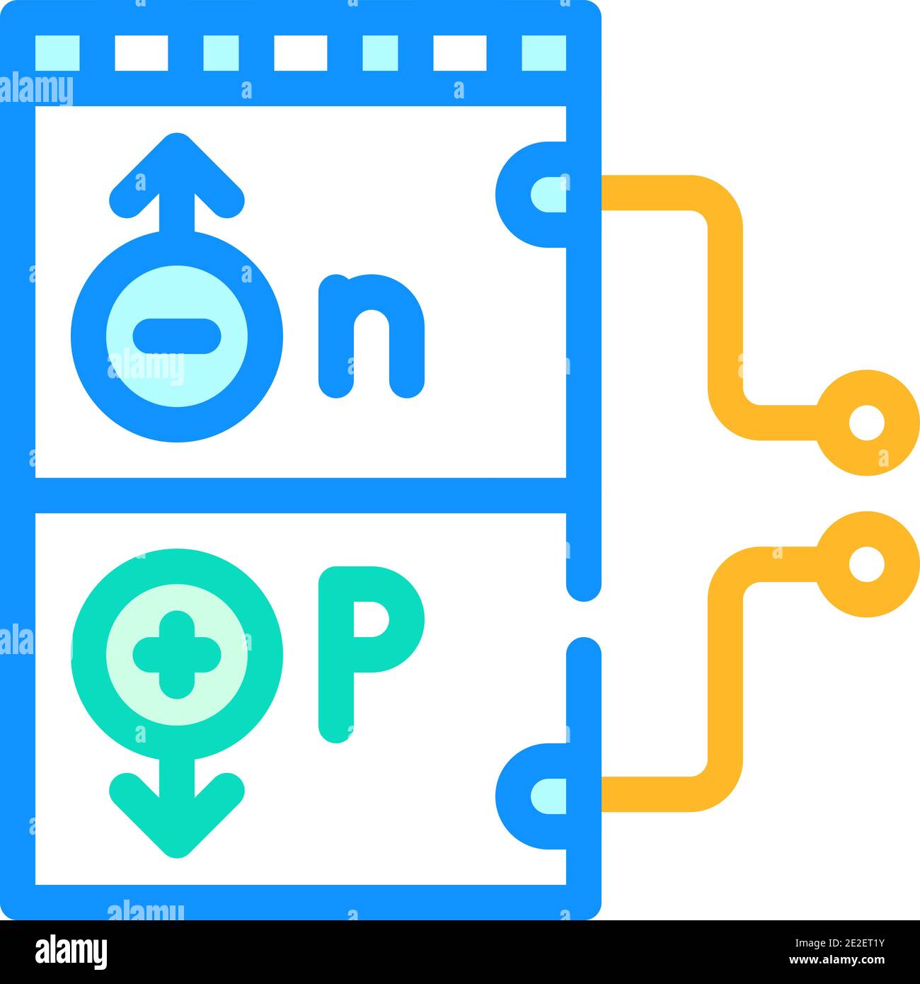 working principle color icon vector illustration color Stock Vector ...
