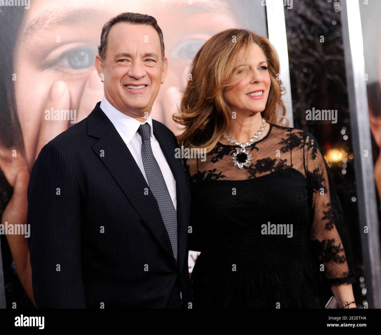 Actor Tom Hanks and wife Rita Wilson attend the premiere of "Extremely ...