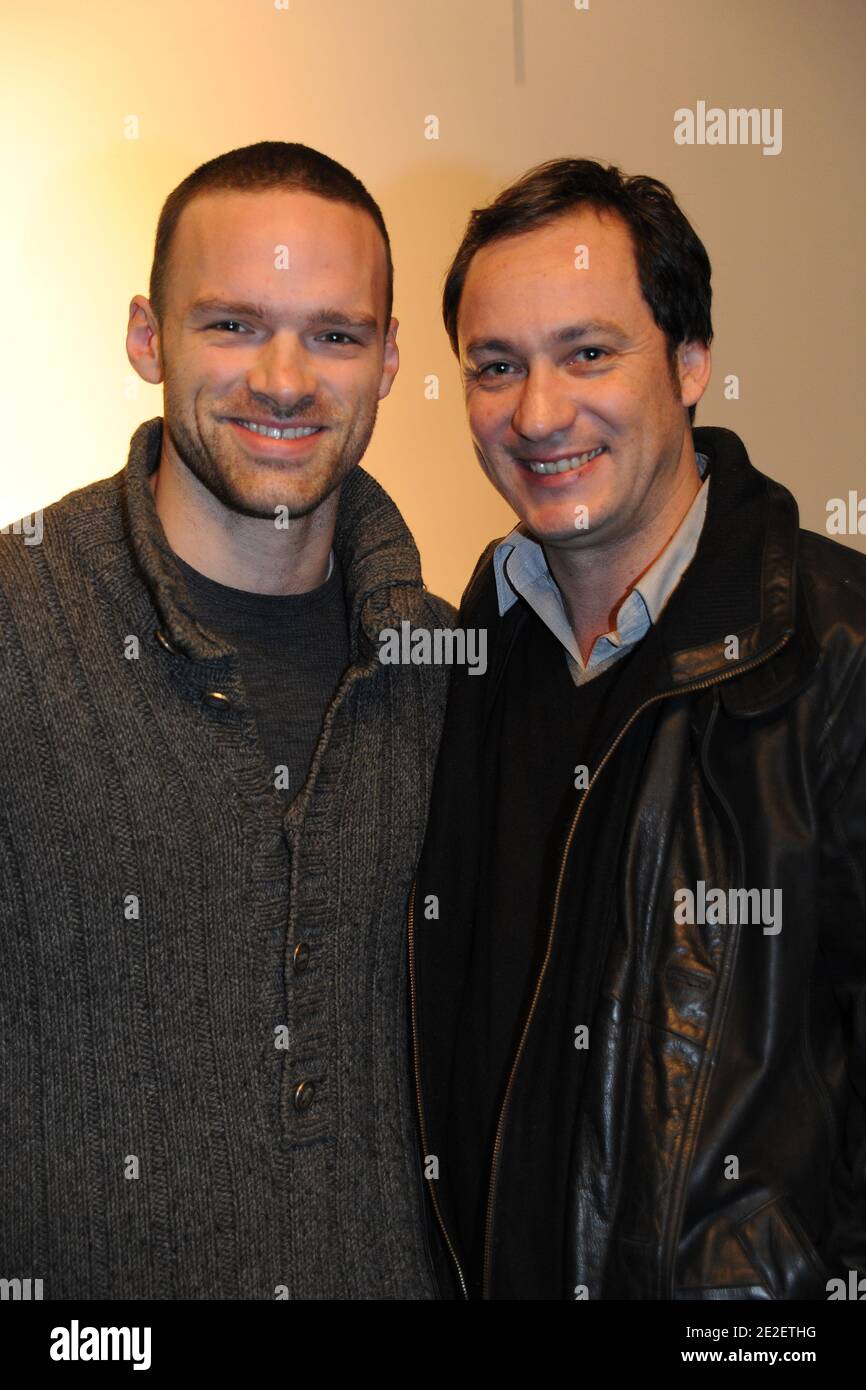 Alban Lenoir and Eric Poulain attend the 'La Vitesse Du Passe' Premiere ...
