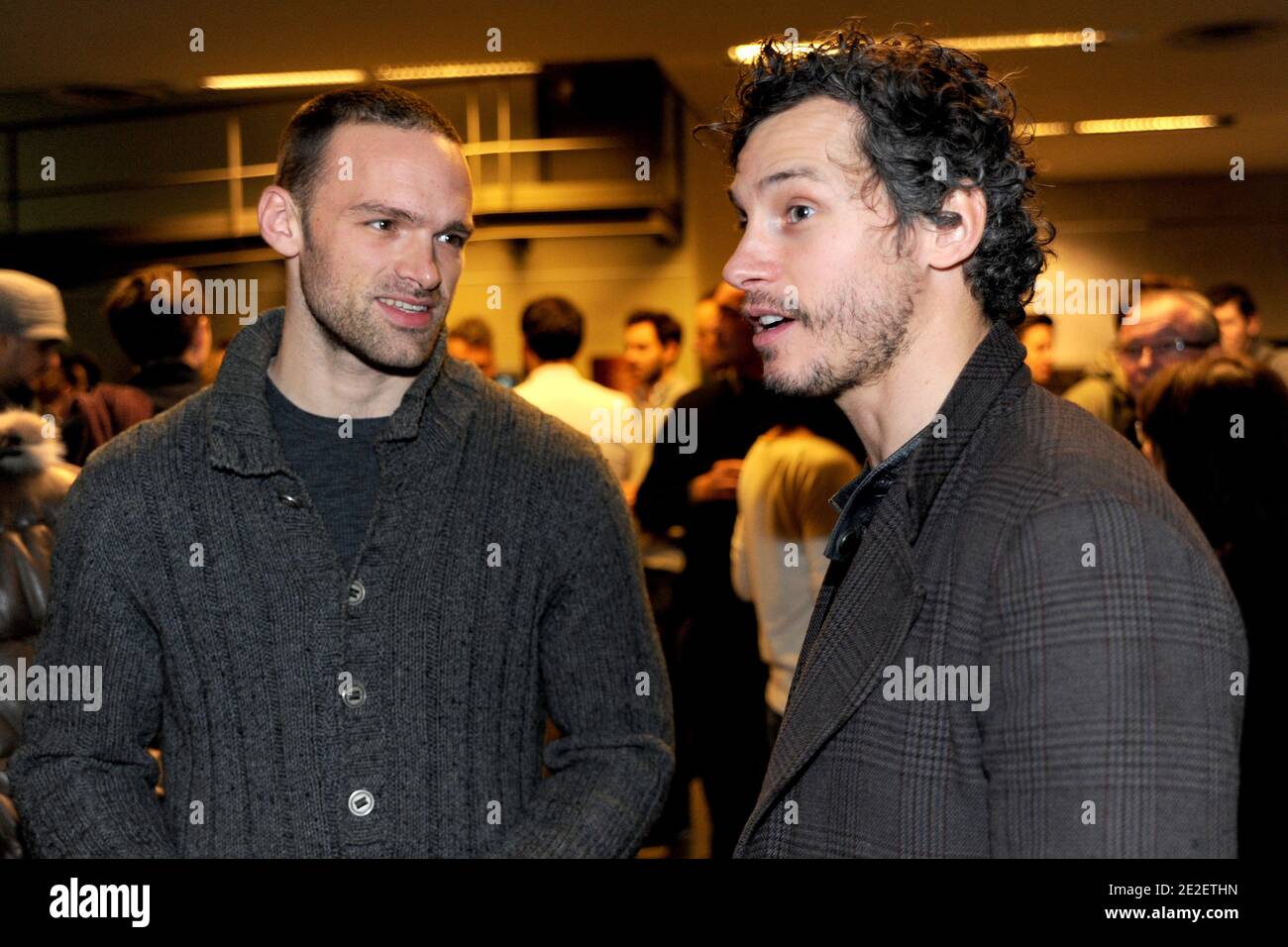 Alban Lenoir and Nicolas Giraud attend the 'La Vitesse Du Passe ...