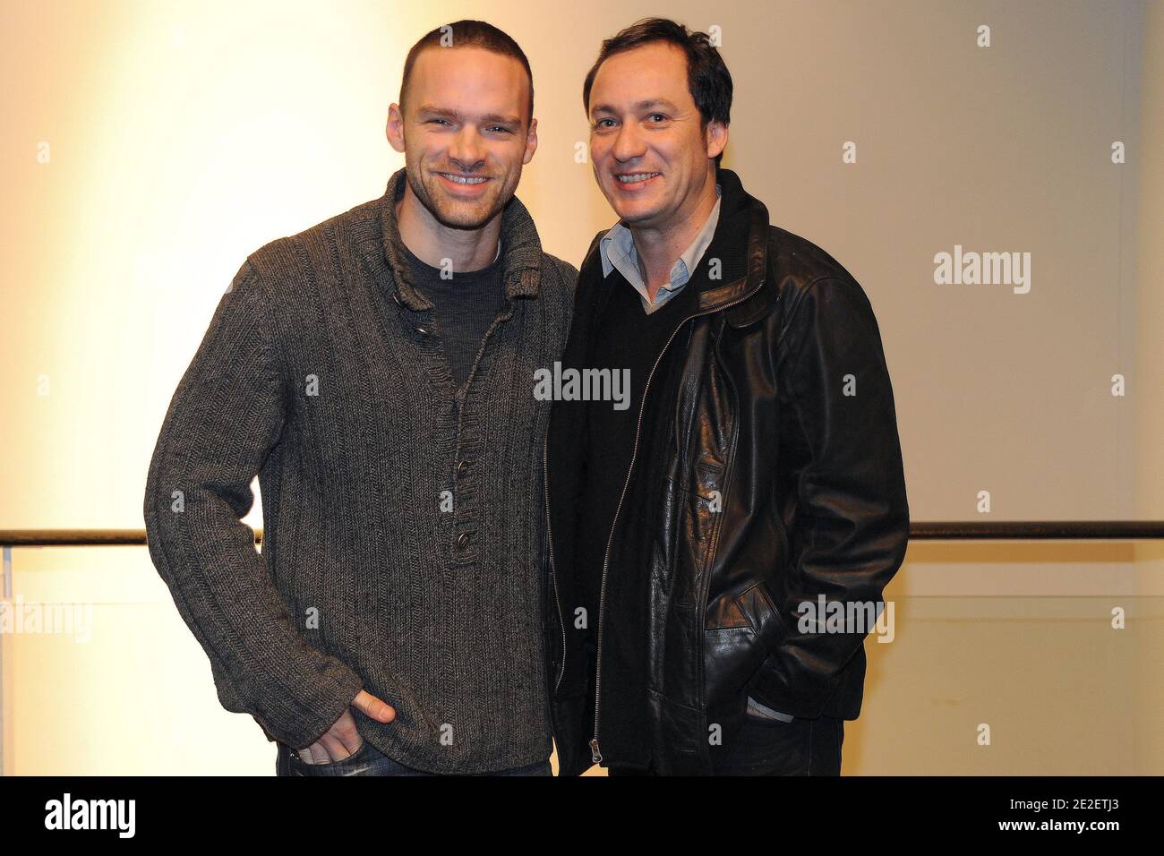 Alban Lenoir and Eric Poulain attend the 'La Vitesse Du Passe' Premiere ...