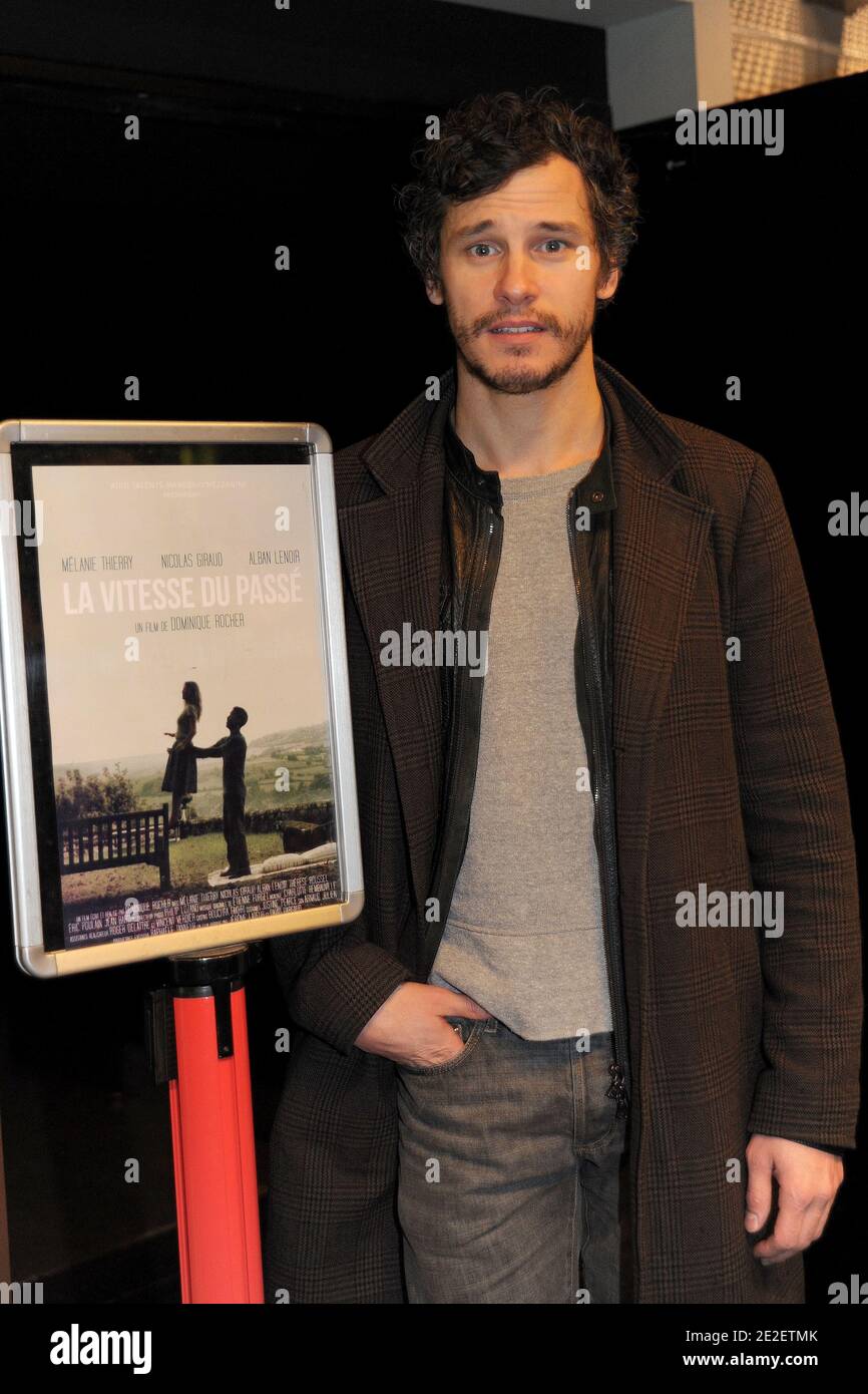 French Actor Nicolas Giraud attends the 'La Vitesse Du Passe' Premiere ...