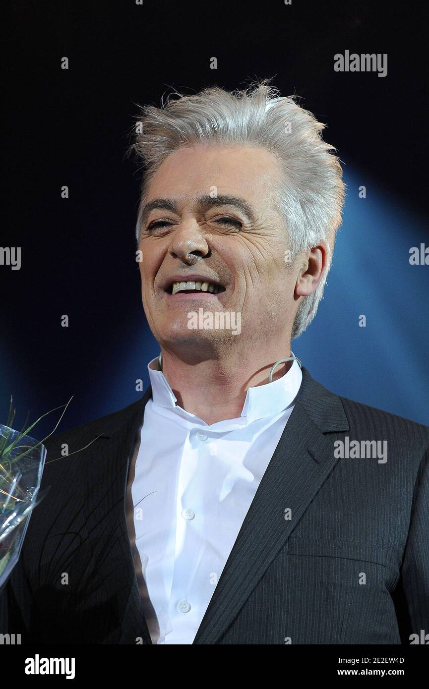 Daniel Lavoie performs live during the show 'Notre Dame de Paris' at ...