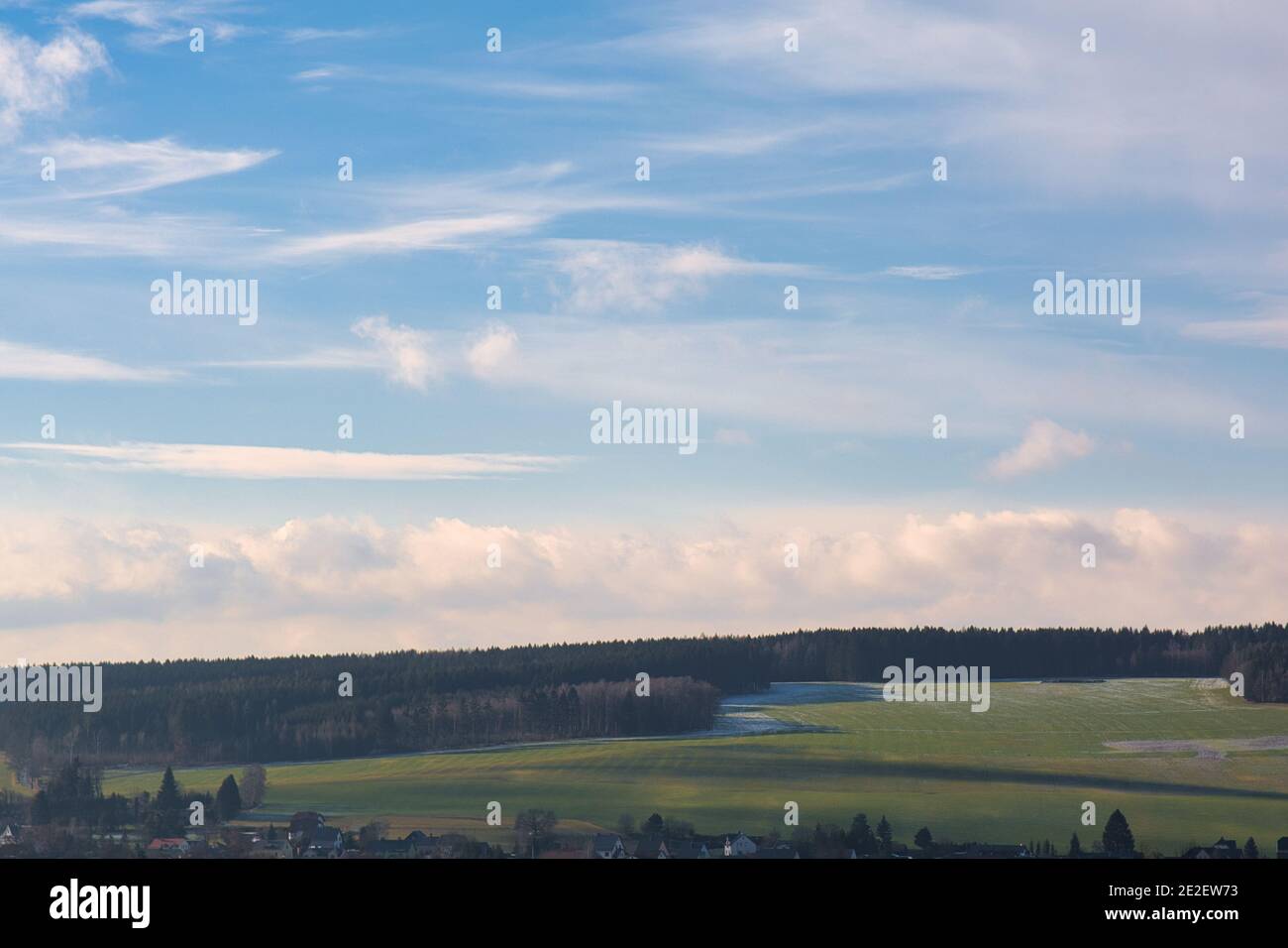 Aerial shot field between hi-res stock photography and images - Alamy