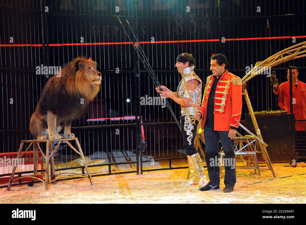 Smain and Frederic Edelstein attending the operation '24 Jours Pour 24 ...