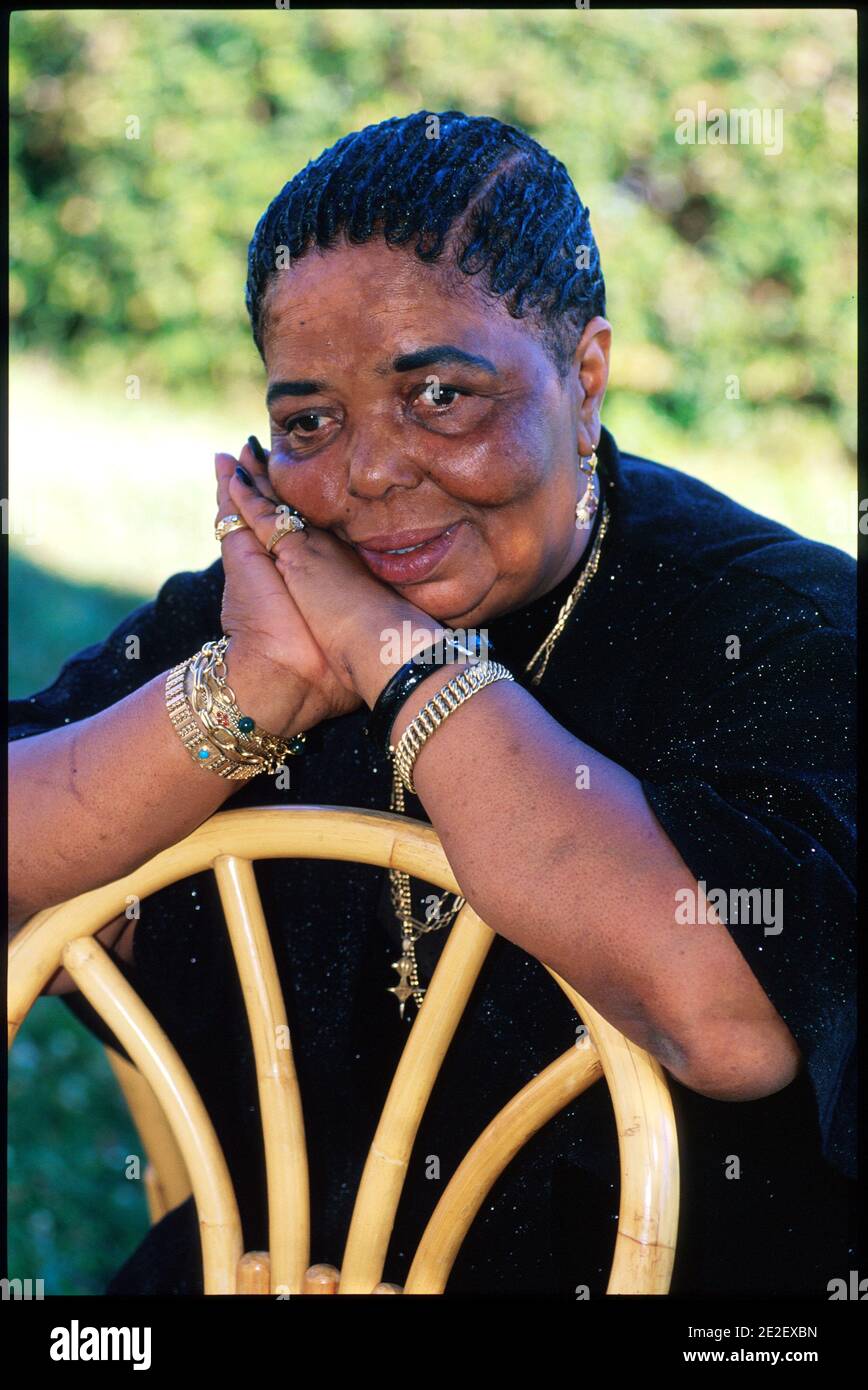 File picture dated 1999 in Nyon, Switzerland of Cape Verdean singer ...