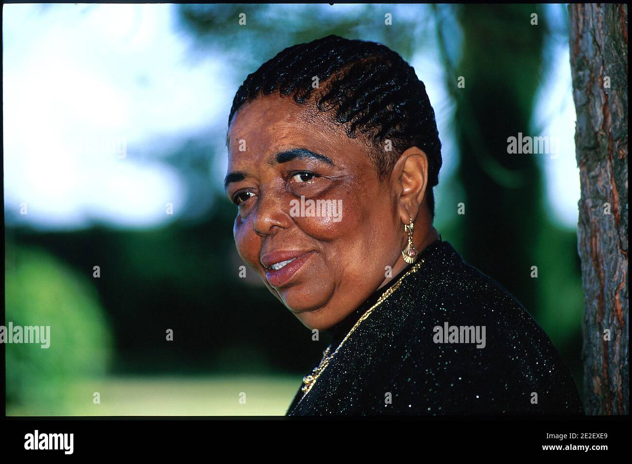 File picture dated 1999 in Nyon, Switzerland of Cape Verdean singer ...