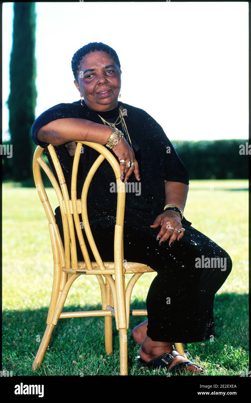 File picture dated 1999 in Nyon, Switzerland of Cape Verdean singer ...