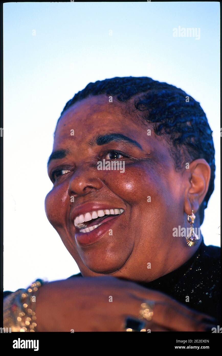 File picture dated 1999 in Nyon, Switzerland of Cape Verdean singer ...