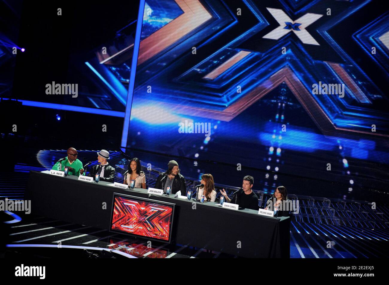 The X Factor Press Conference at CBS Televison City in Los Angeles, CA, USA on December 19, 2011 ...