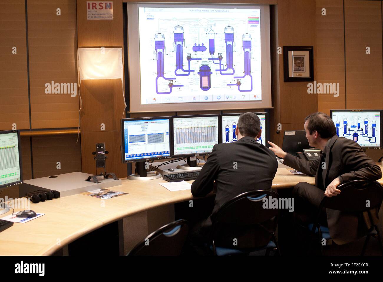 Illustration of the Center technical crisis of the site of the ...