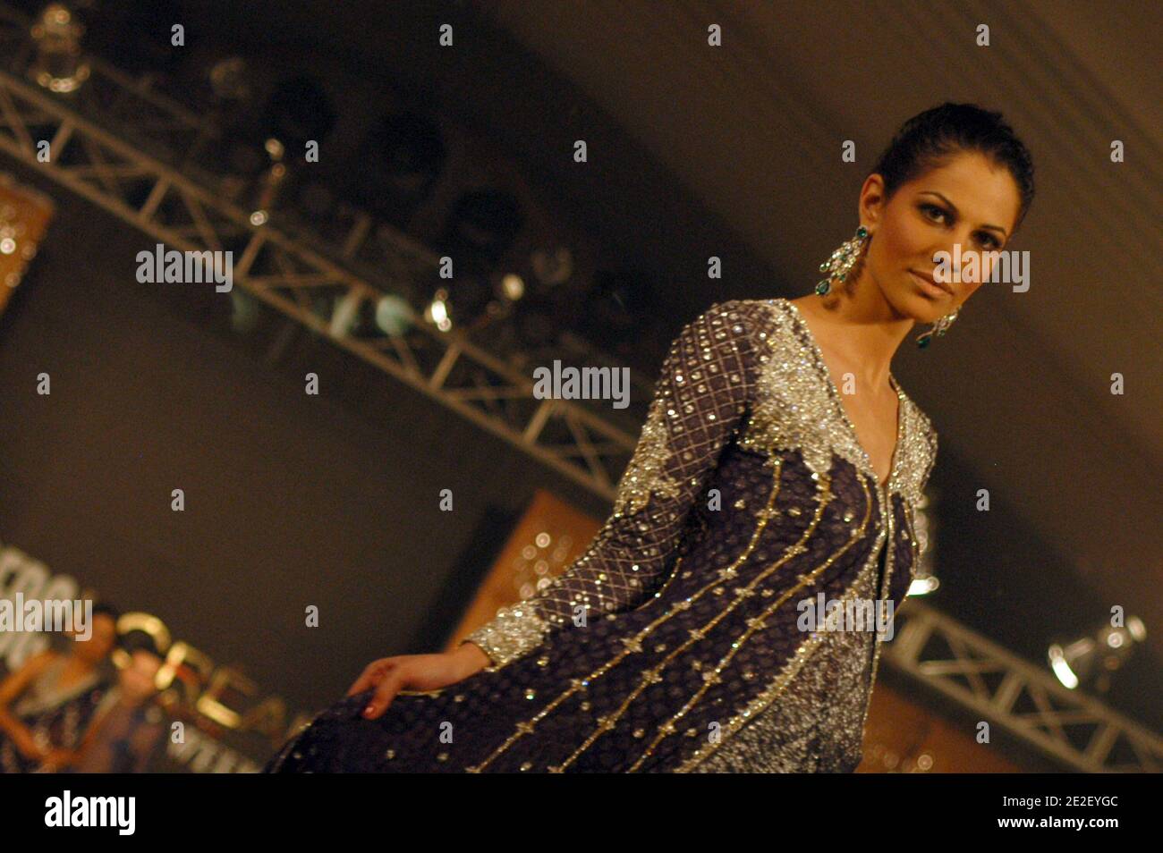 Pakistani models catwalk on ramp during the PFDC Loreal paris Bridal ...