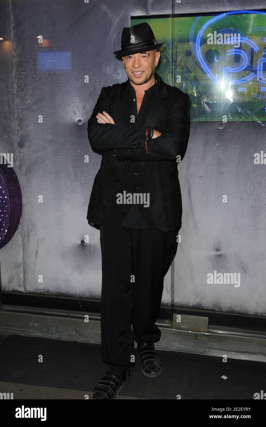 Pascal Obispo arriving to the taping of New Year Eve's special program ...