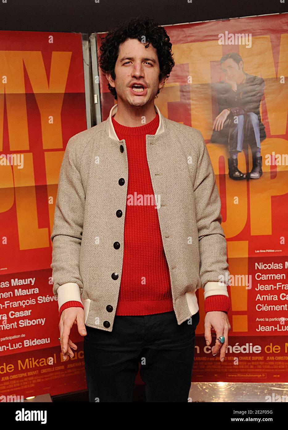 Clement Sibony attending the premiere of 'Let My People Go' at the UGC ...