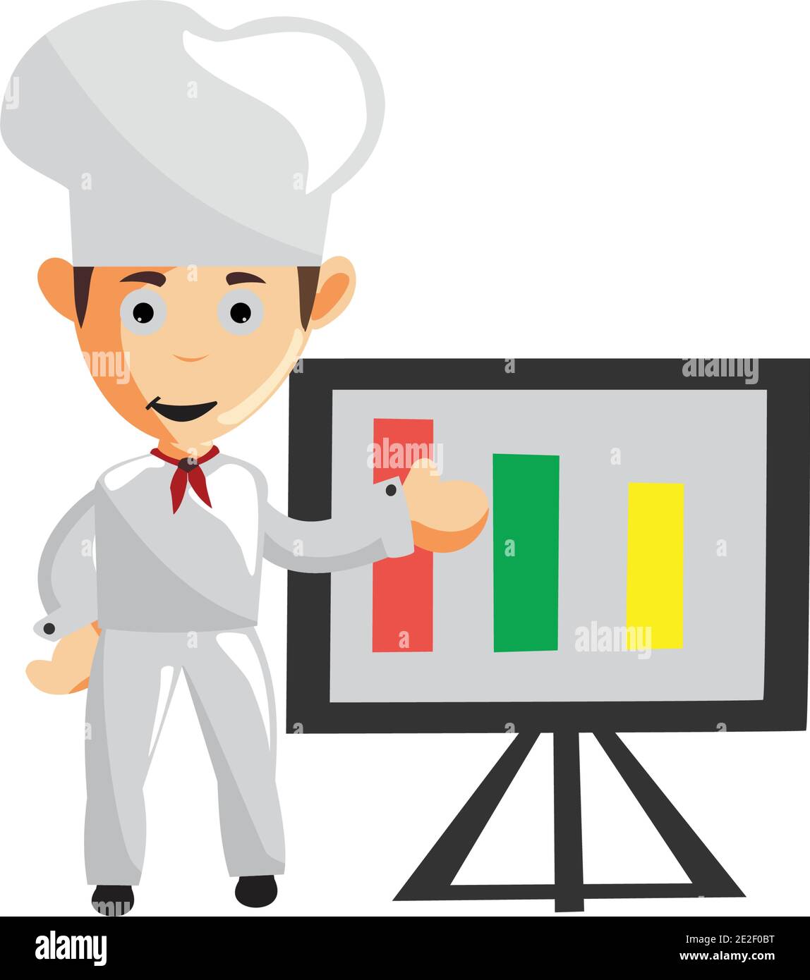 Chef character creation Illustration Template Pose Stock Vector Image ...