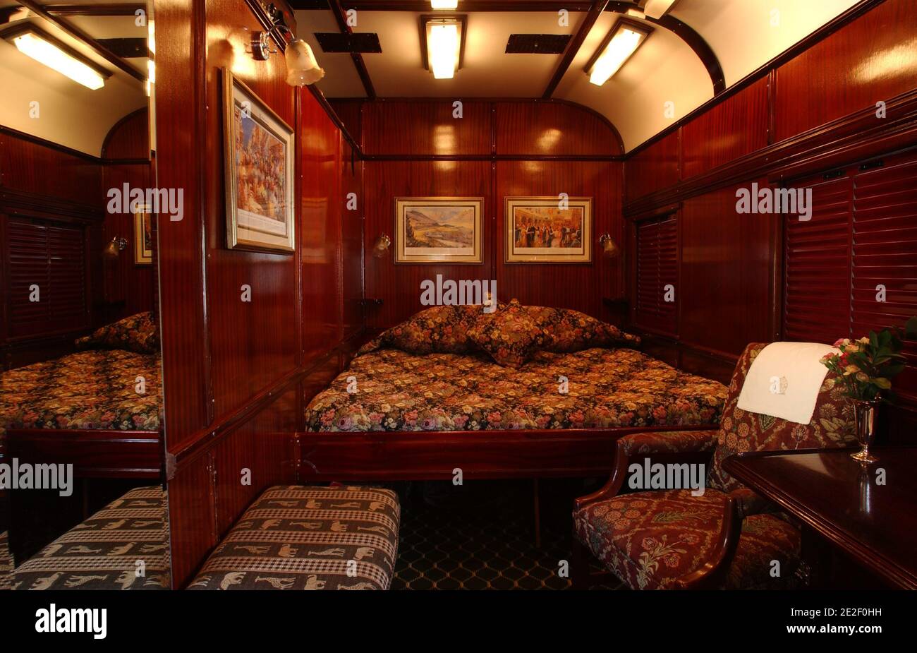 Inside the Rovos train nicknamed "The Pride of Africa" is regarded as ...
