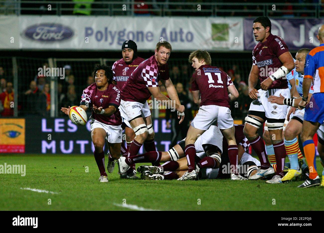 UBB's Heini Adams during the french Top 14 rugby match USAP vs Union ...